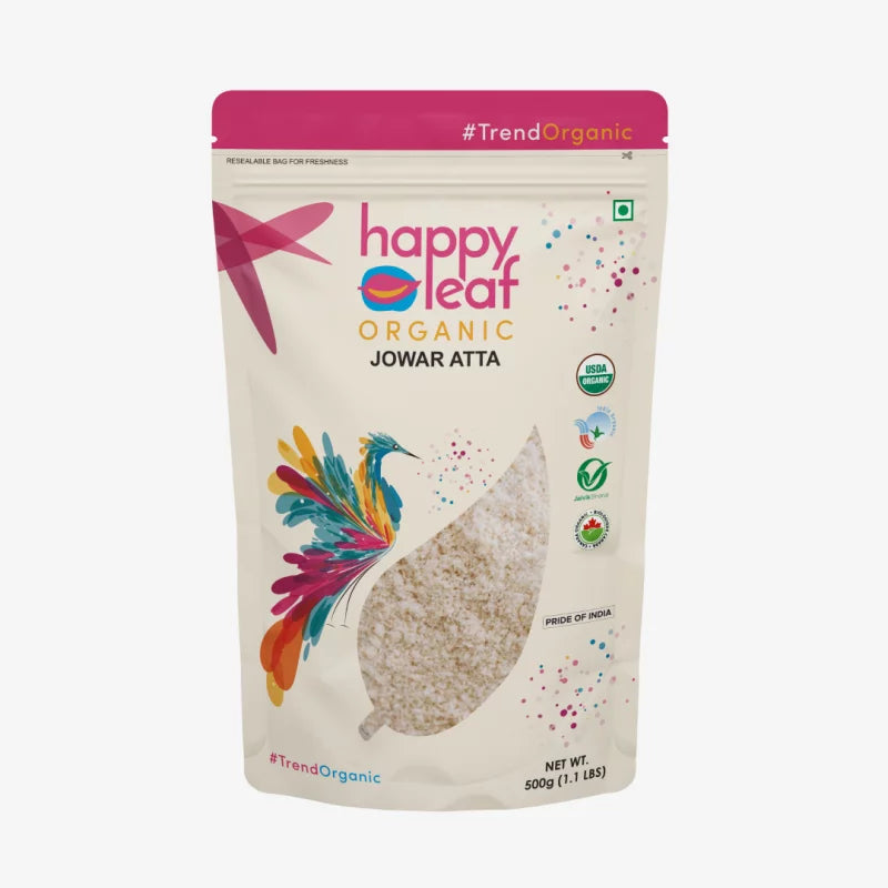 Happy leaf Organic Jowar Flour| sainathsgrocery
