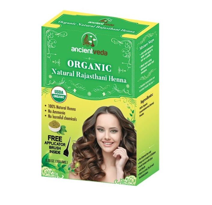 Ancientveda Organic Rajasthani Heena Hair Color| sainathsgrocery