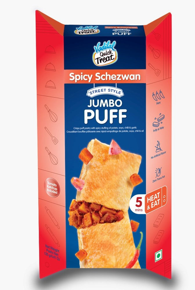 Vadilal Puff Spicy Schezwan| sainathsgrocery